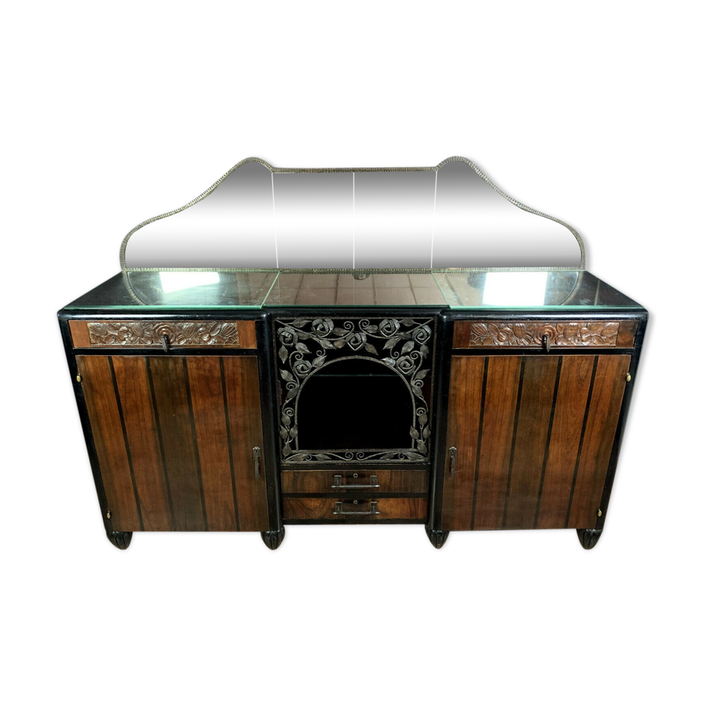 Buffet en enfilade en ébène de Macassar | Selency