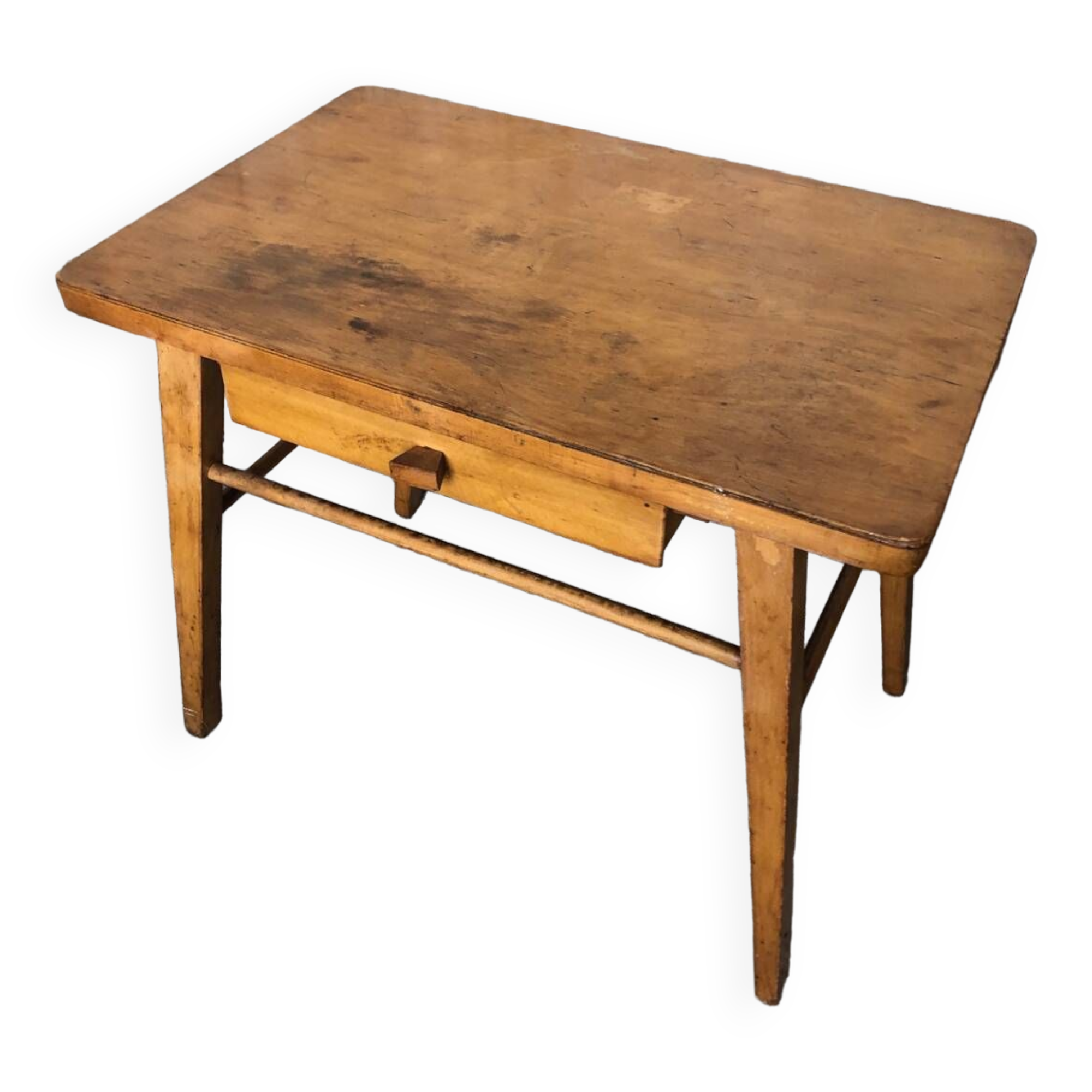 Ancien bureau pupitre enfant baumann ecolier bois | Selency