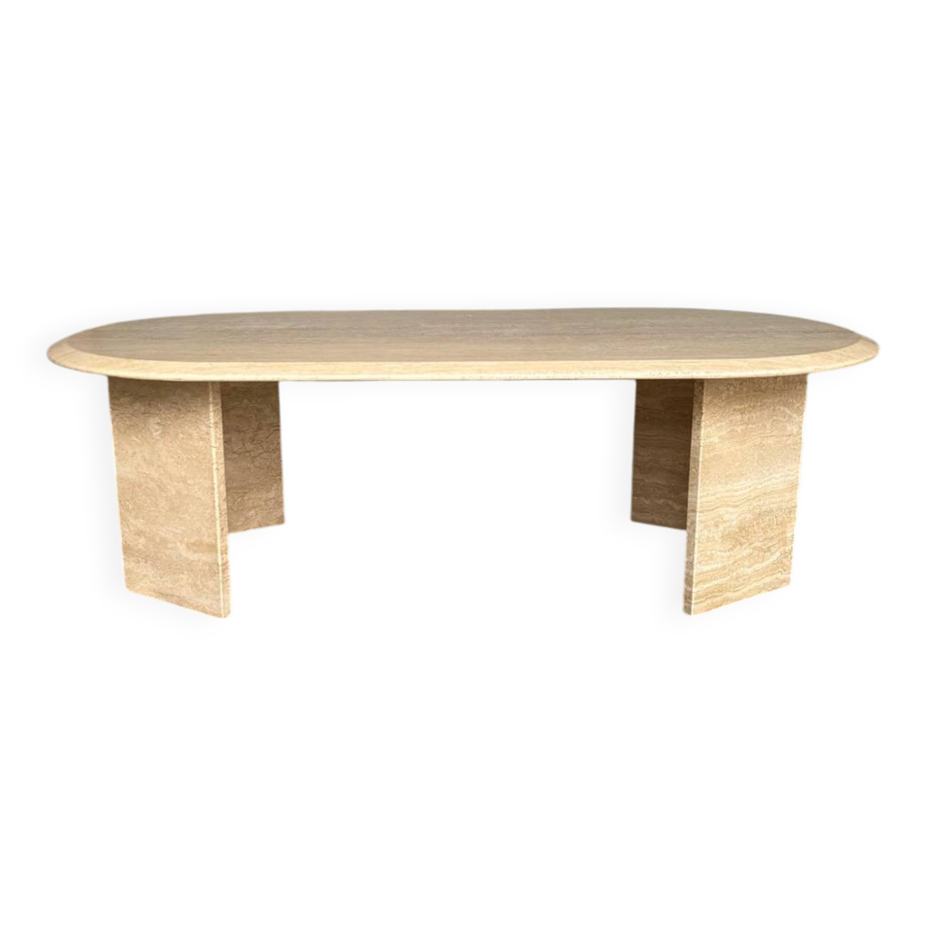 Table basse en travertin | Selency