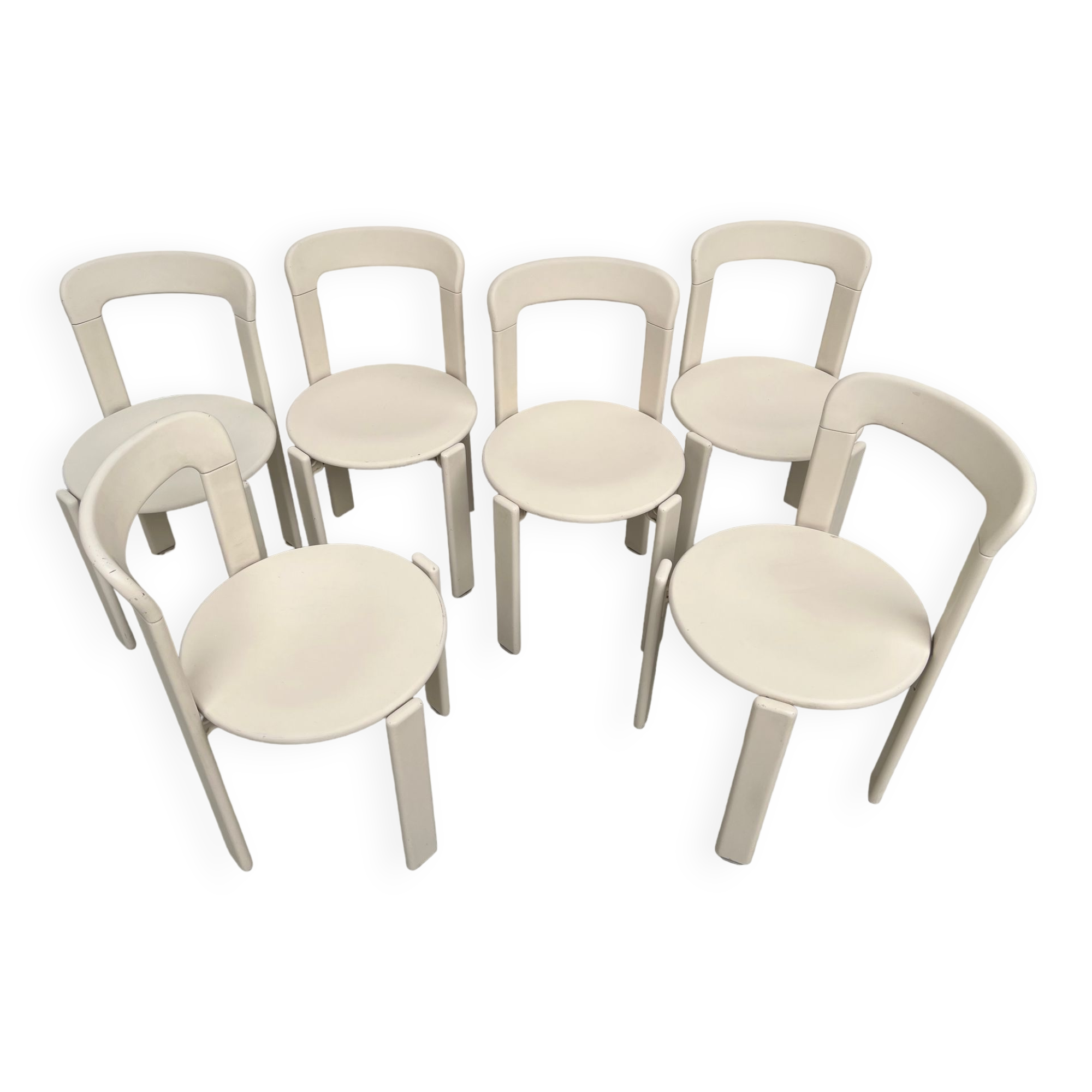 Série de 6 chaises Rey par Hay, circa 1971 | Selency