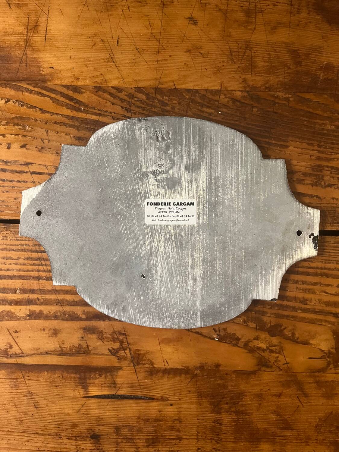 Plaque publicitaire en aluminium | Selency