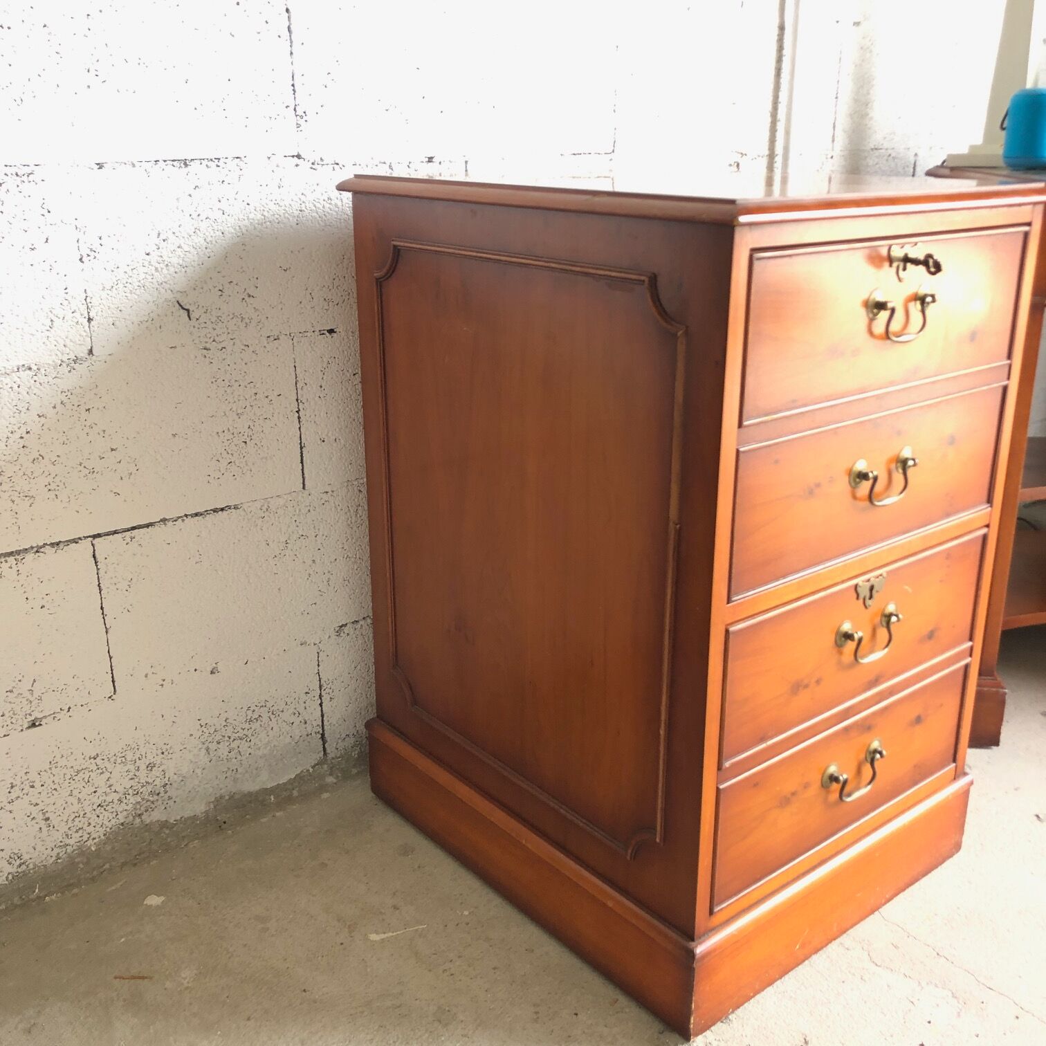 Bureau et caisson style anglais | Selency