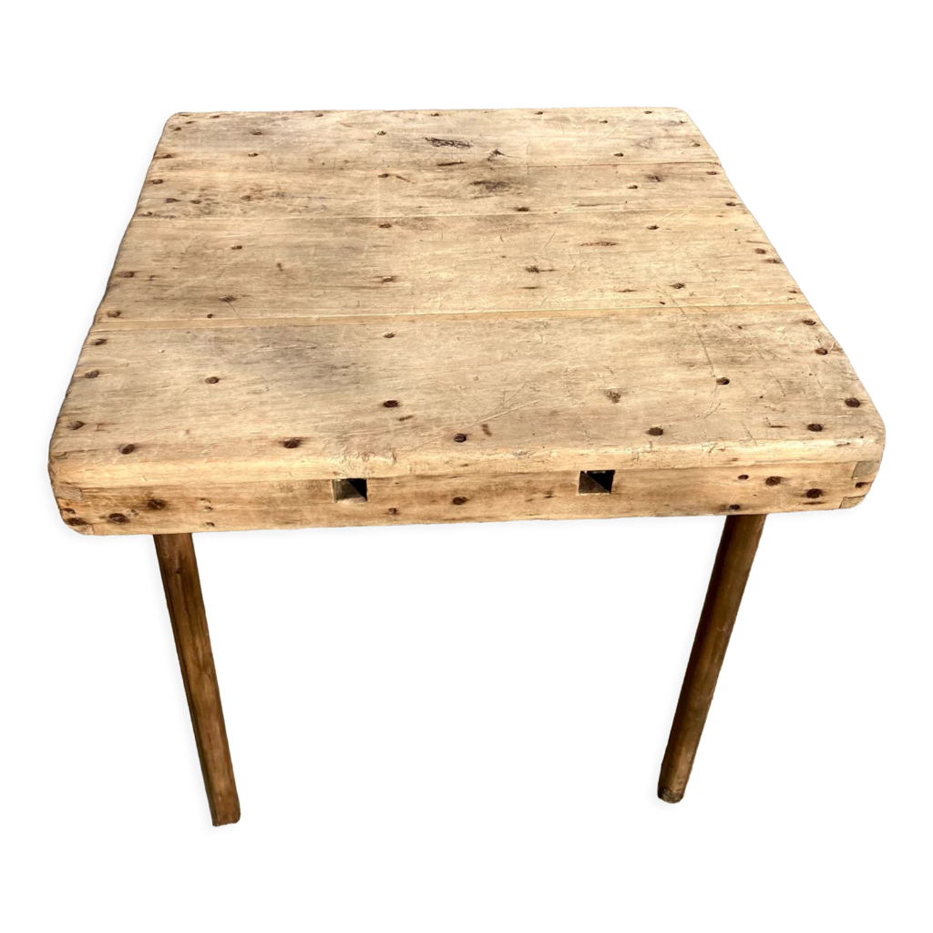 Table plateau bois brut | Selency