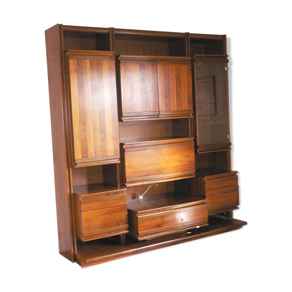 Living années 80 en bois | Selency