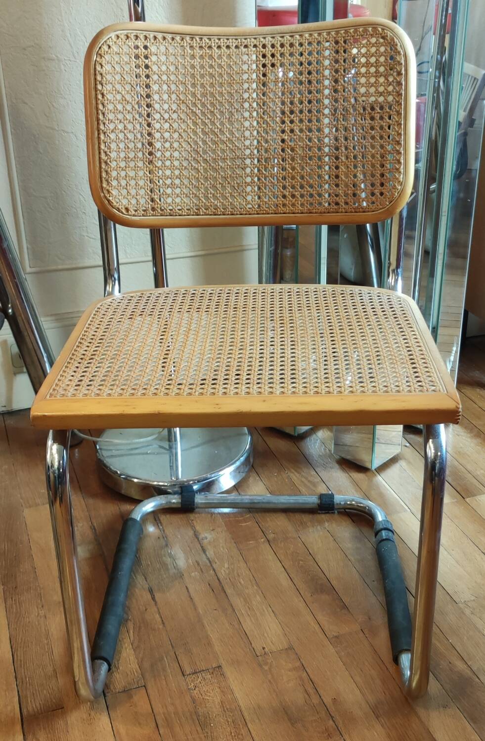 Chaise Design Vintage Cesca par Marcel Breuer Modèle B32/1970 | Selency