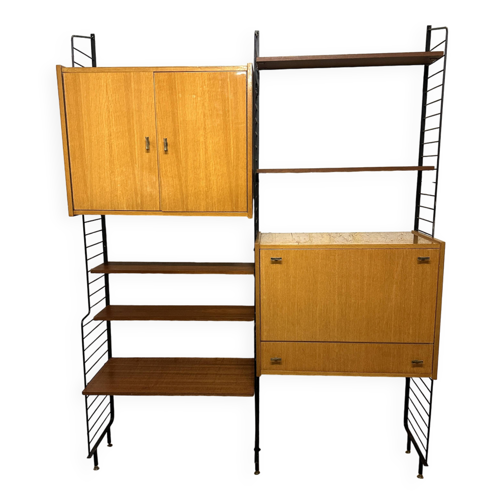 Midcentury wall unit sicame 1960 | Selency