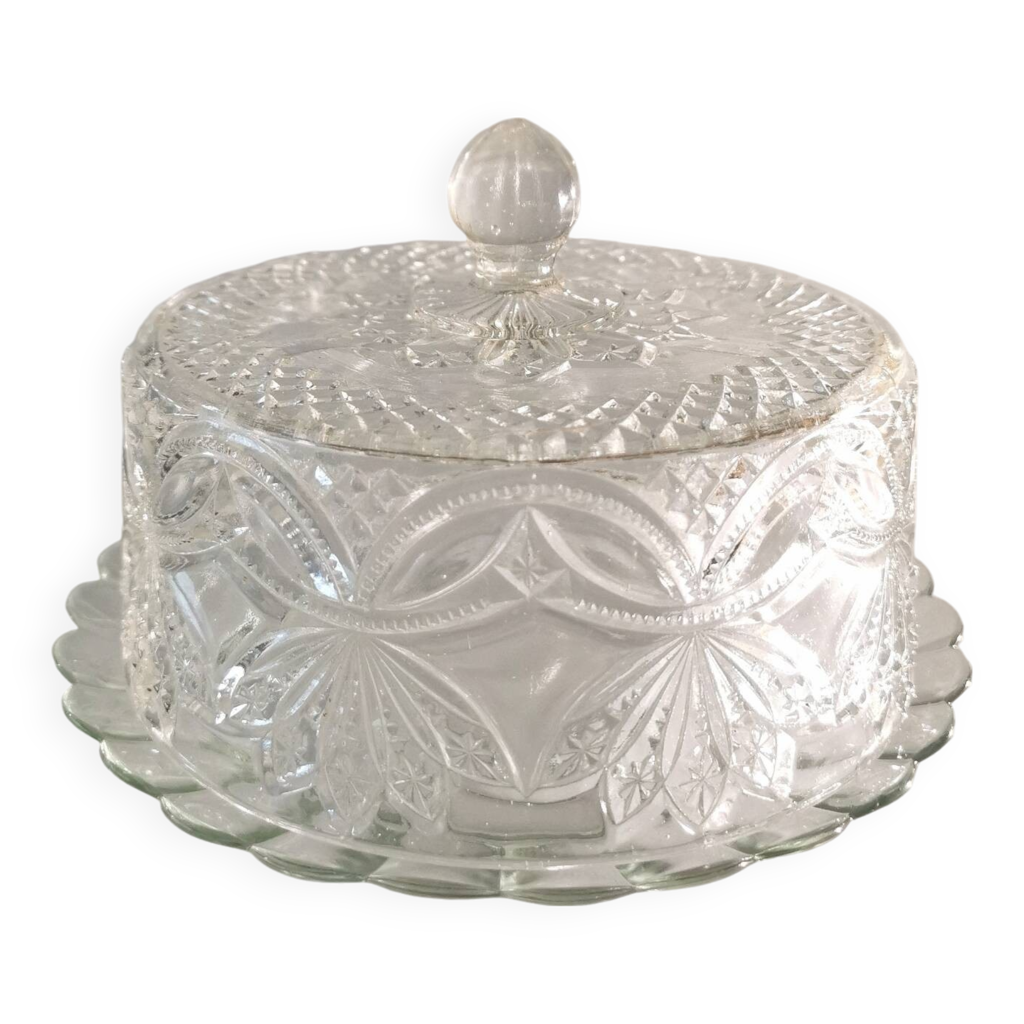 Cloche à gâteaux en verre moulé | Selency