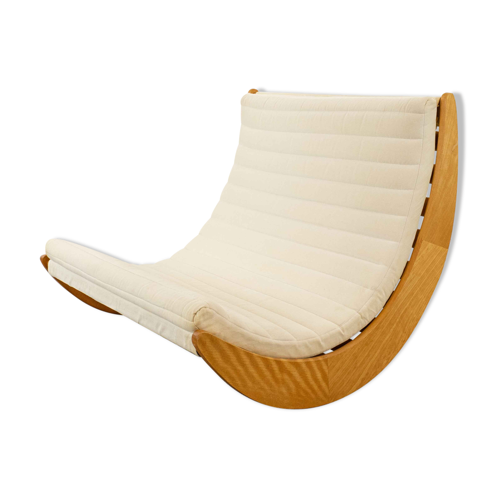 Rocking chair Tandem Relaxer 2for2 par Verner Panton pour Rosenthal ...