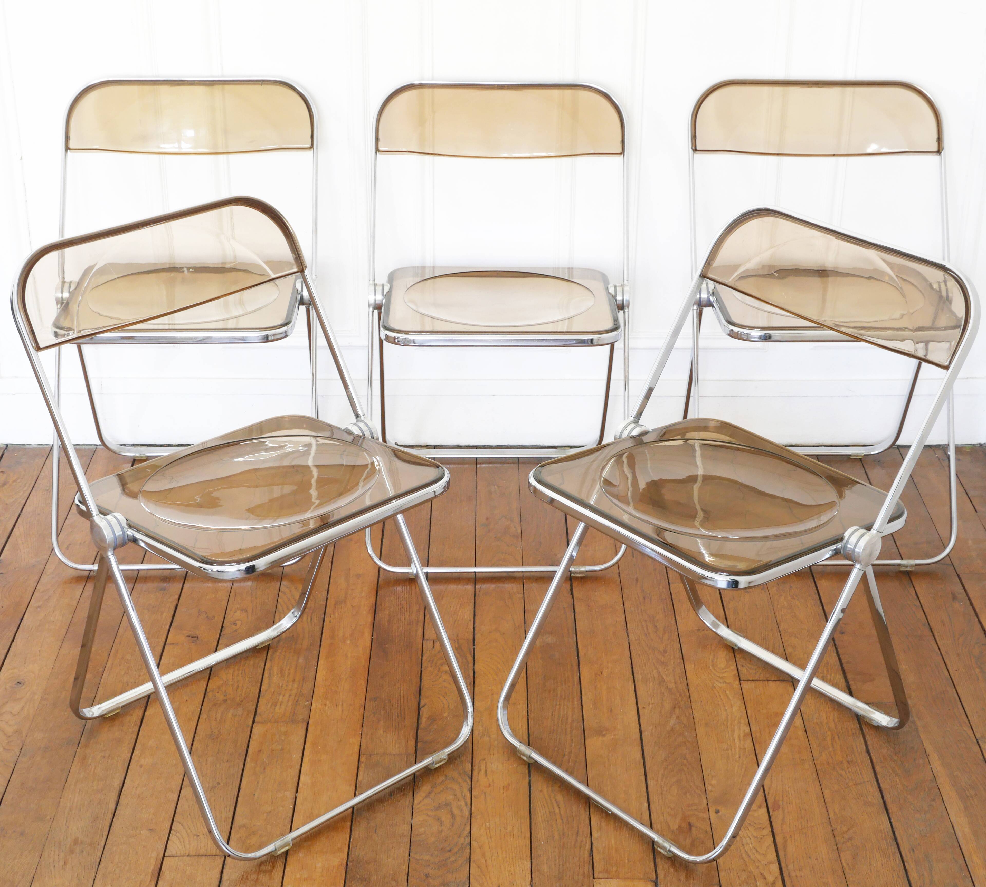 5 Chaises pliantes - Plia - Castelli | Selency