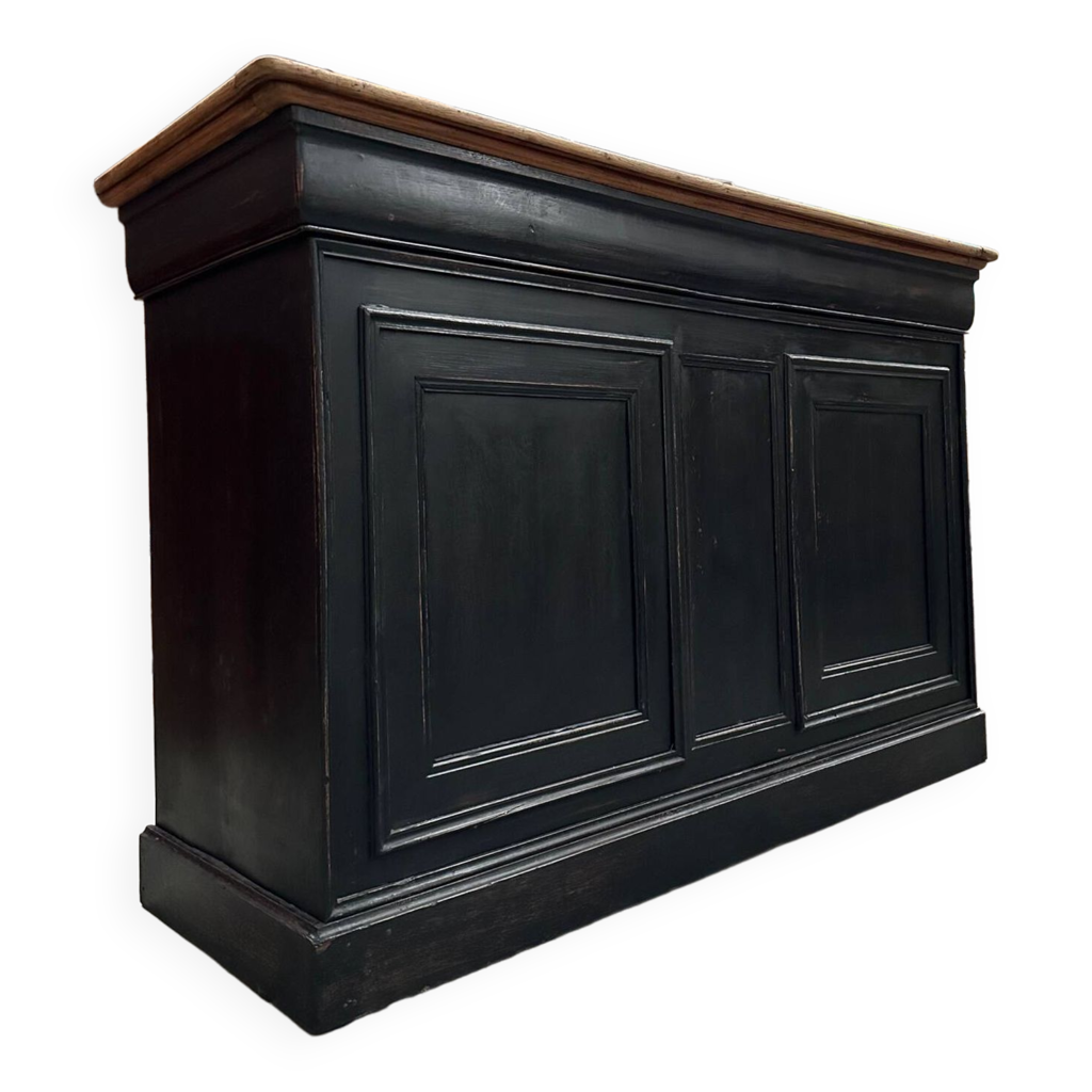 Comptoir de bar en chêne fin XIXème | Selency