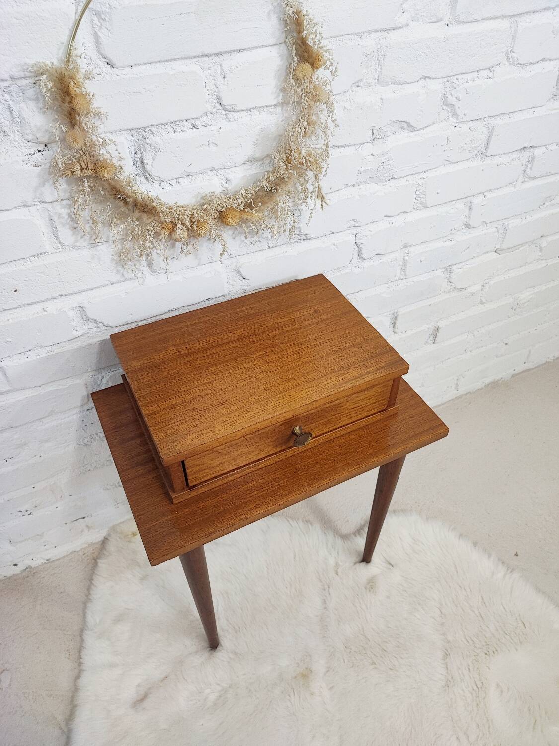 Table de chevet rétro vintage | Selency