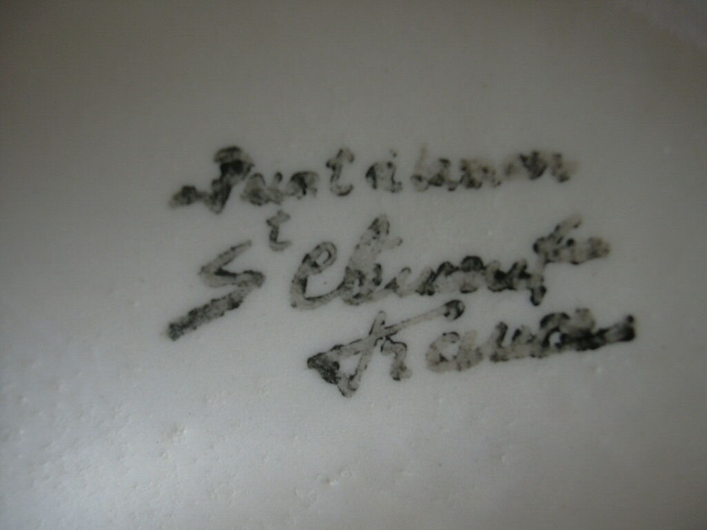 St Clément Poppy Fleurs Faïence Gâteau Dessert Stand | Selency