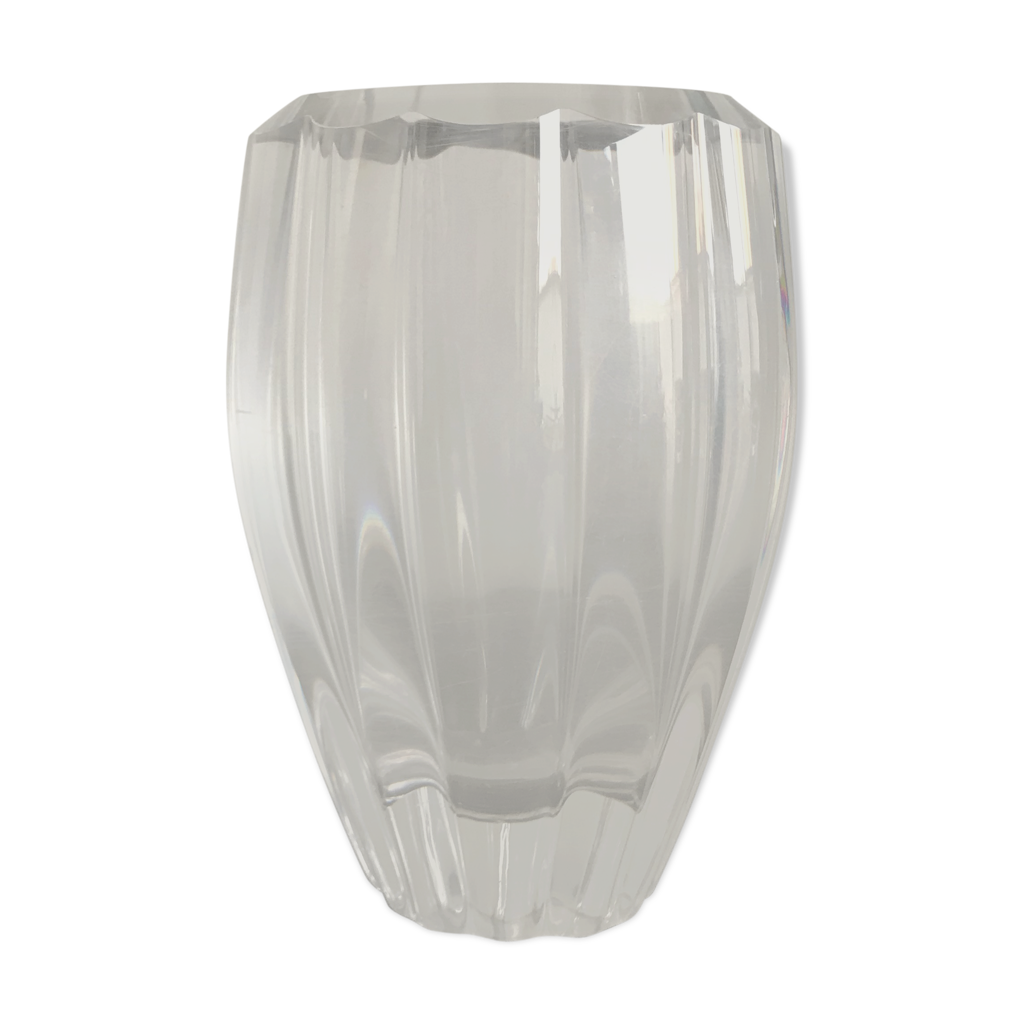 Vase scandinave vintage en cristal | Selency