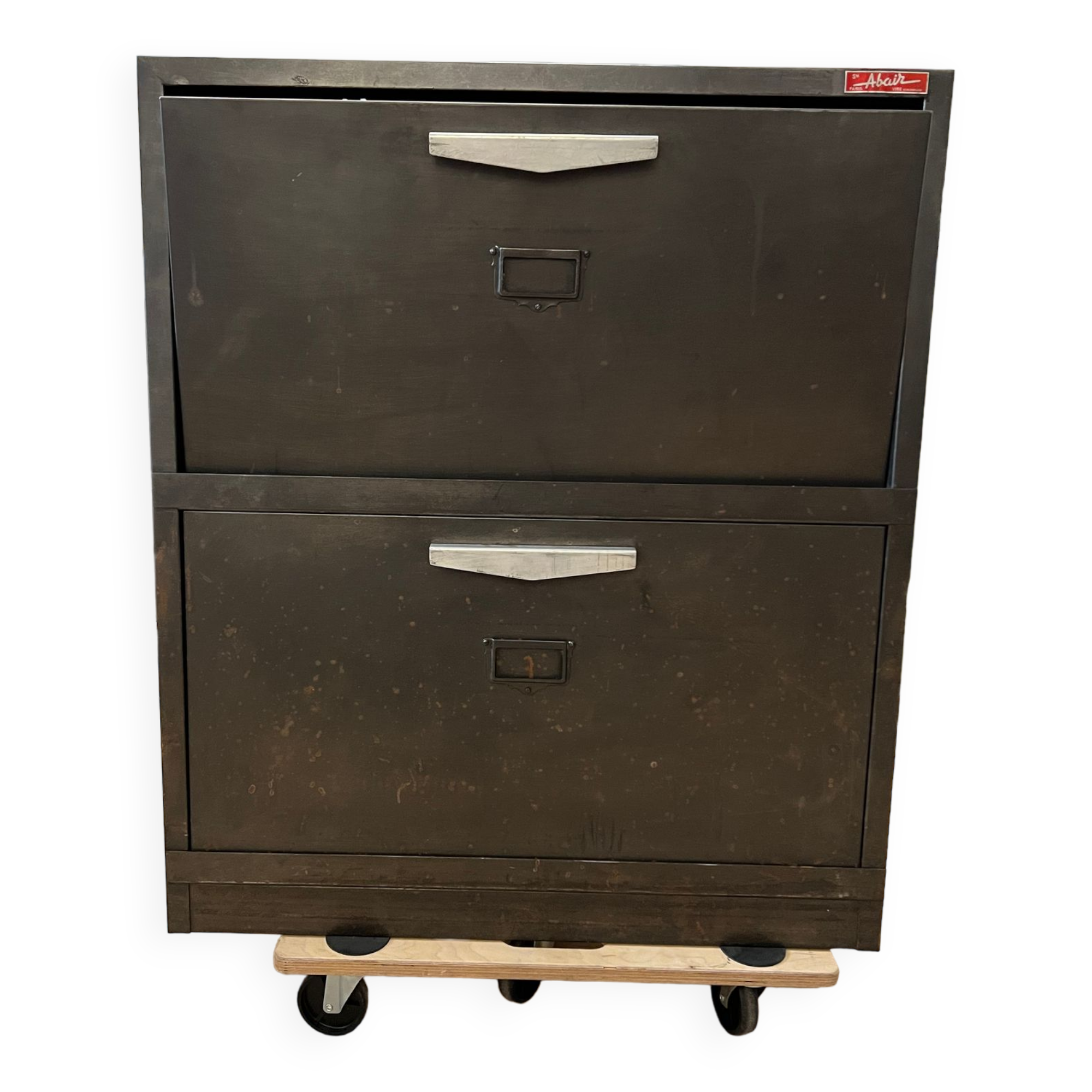 Meuble double classeur industriel | Selency