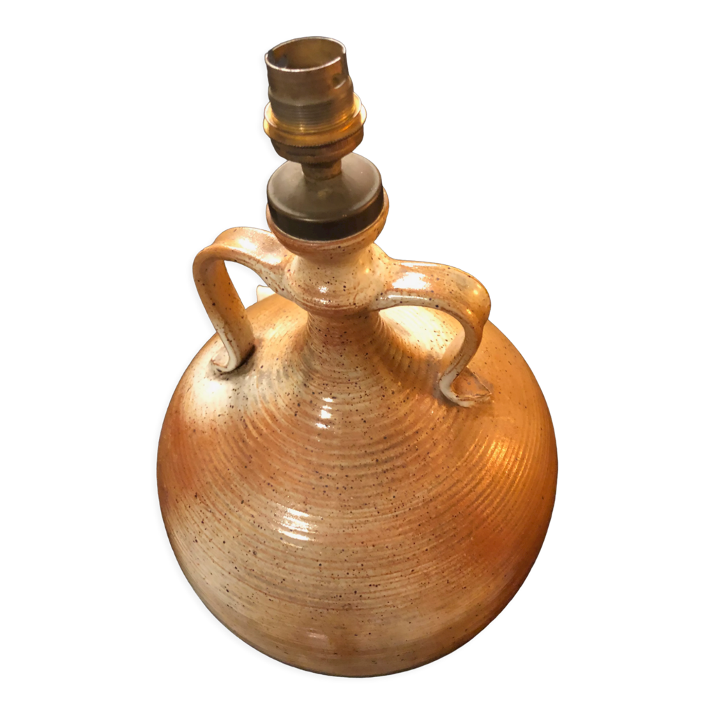 Pied de lampe vintage- Grès du Marais France | Selency