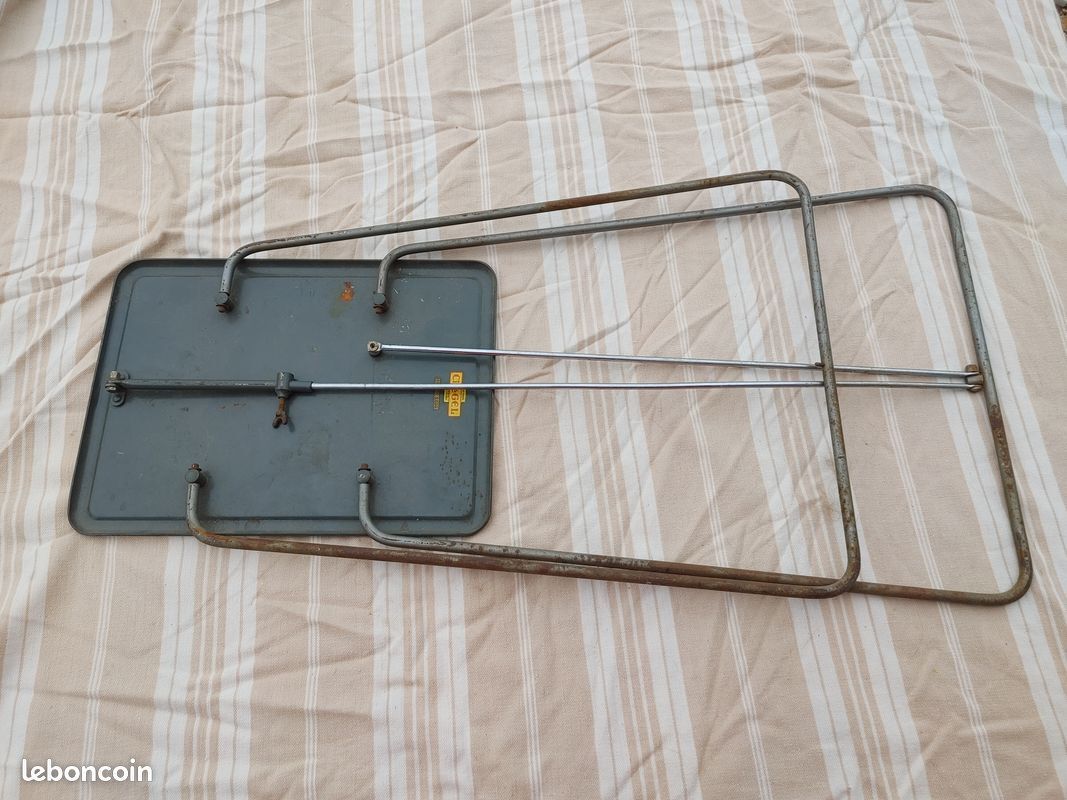 Ciné gel siège pliant métallique années 1940 | Selency