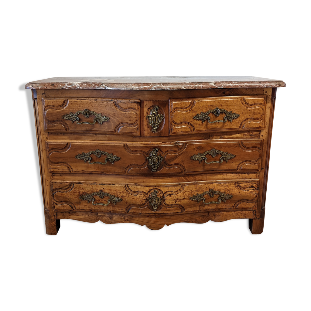 Commode noyer époque Louis XV | Selency