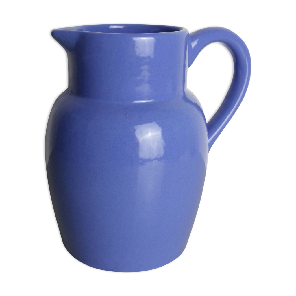 Pichet en céramique bleu lavande | Selency
