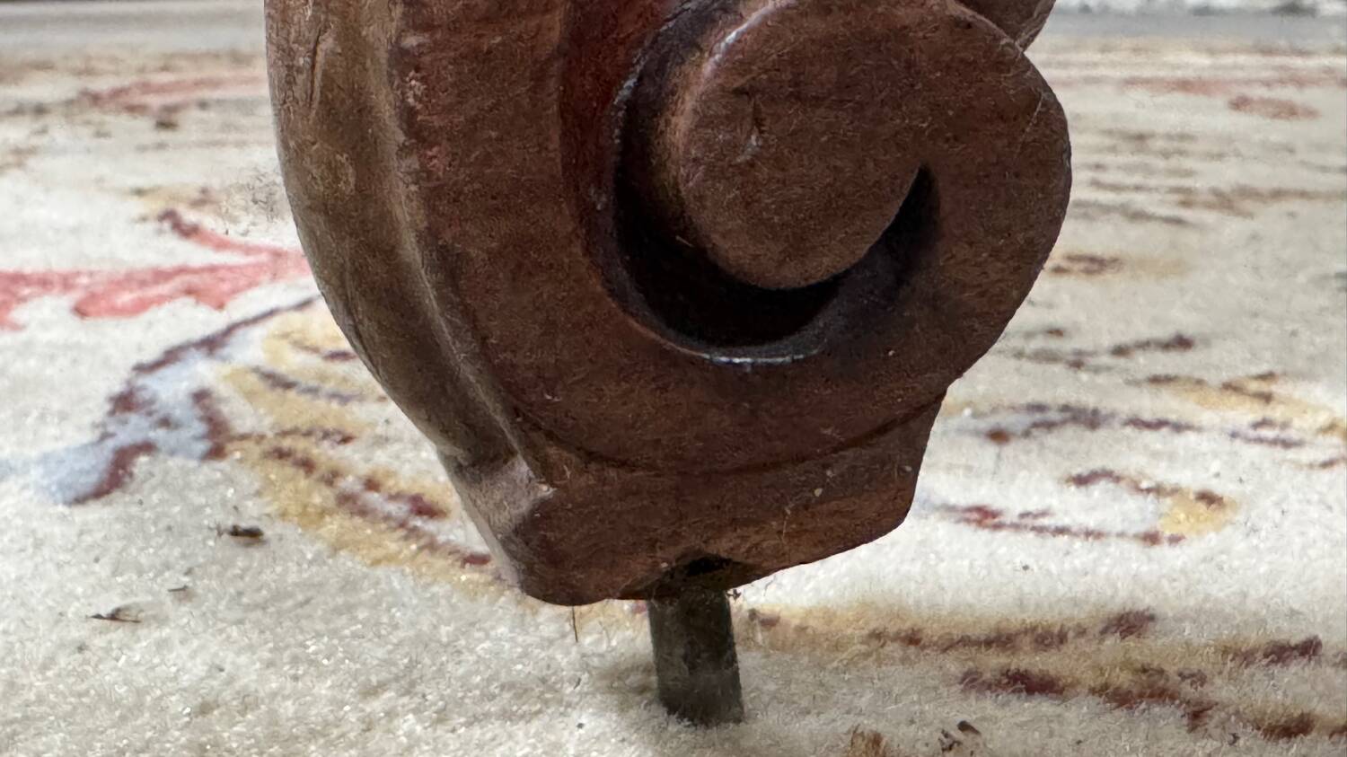 Guéridon violon ancien en noyer | Selency