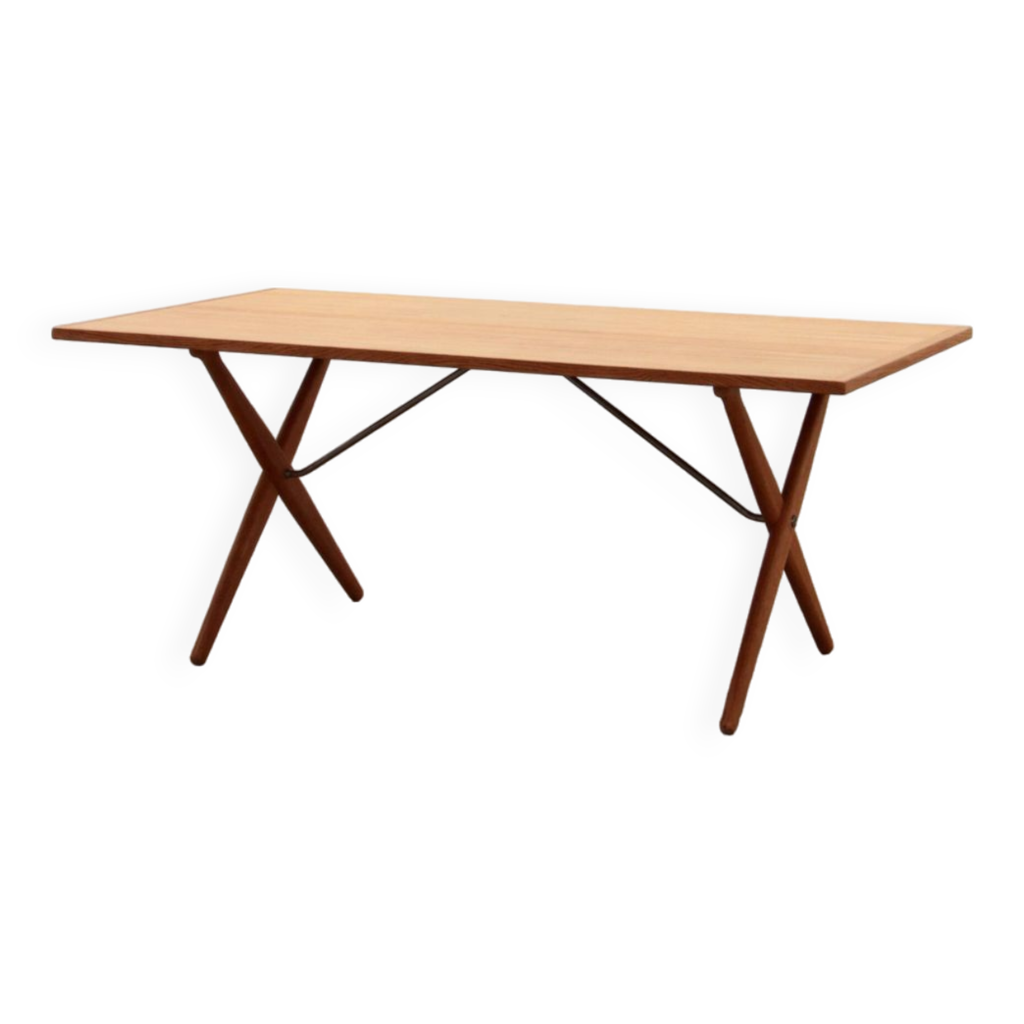 AT-303 Table à manger Hans Wegner - Chêne massif - Andreas Tuck | Selency