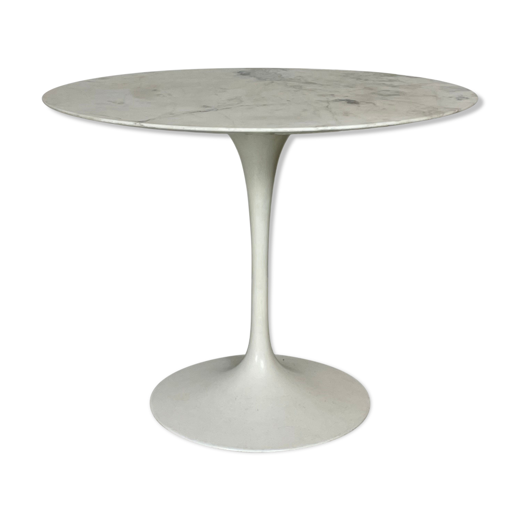 Table Tulipe en marbre par Saarinen pour Knoll International | Selency