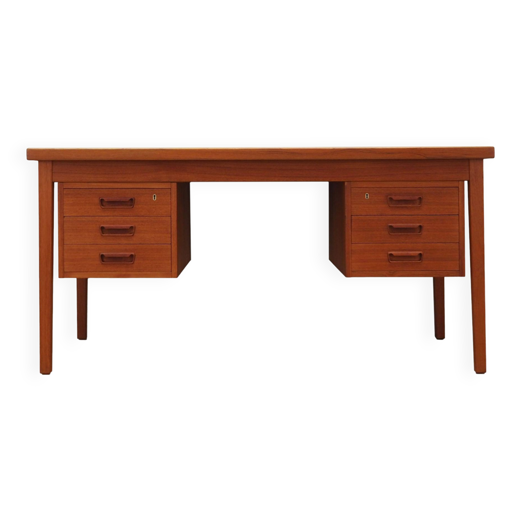 Bureau en teck, design danois, années 1970, production: Danemark | Selency