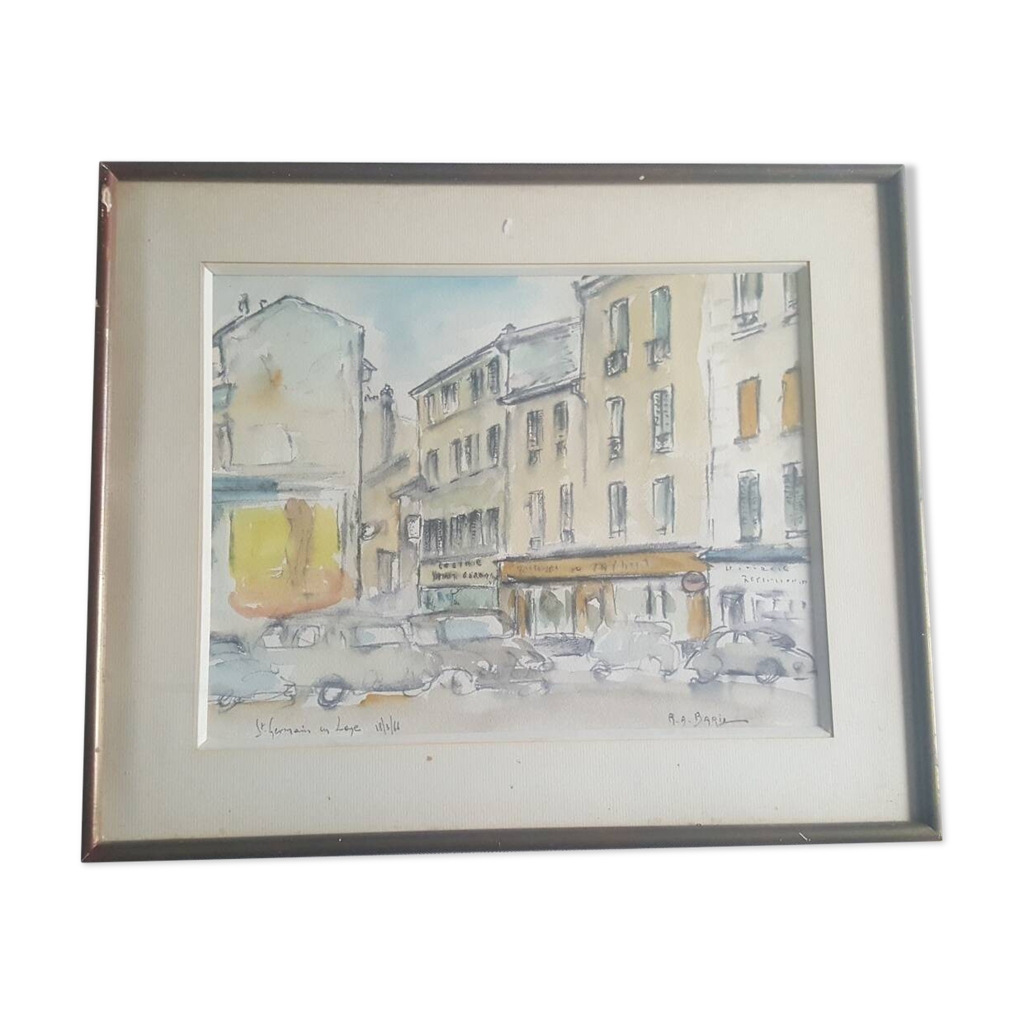 Aquarelle de René Albert Baril | Selency