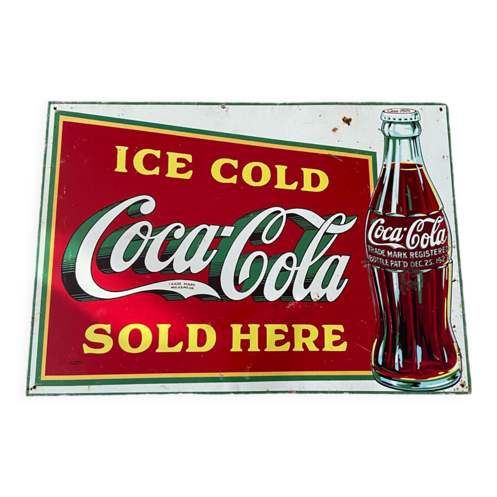 Plaques publicitaire coca cola | Selency