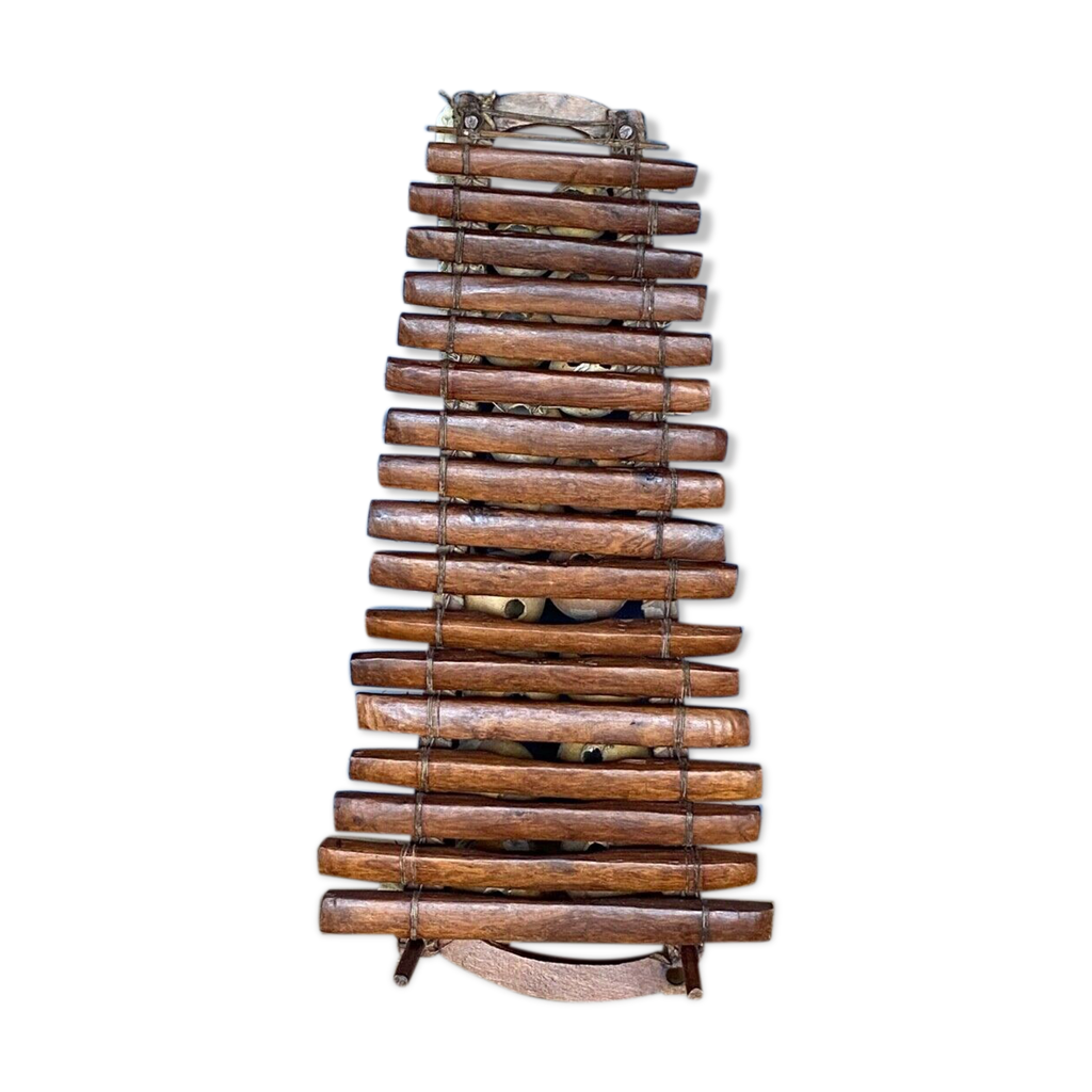 Instrument de musique africain balafon xylophone calebasses bois xxeme ...
