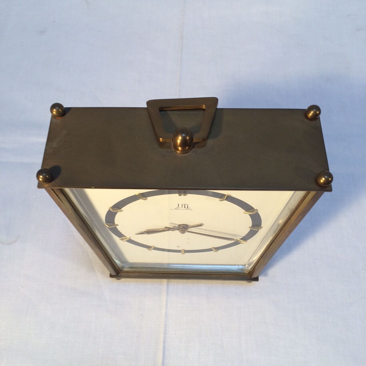 Horloge pendule de table mécanique Uti Mauthe avec carillon années 50 ...