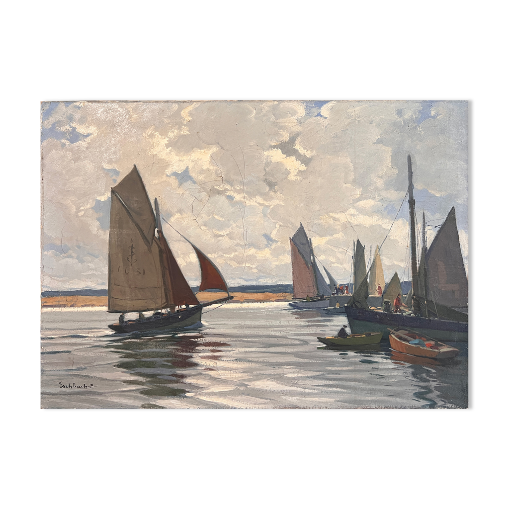 Huile sur toile de Paul Eschbach | Selency