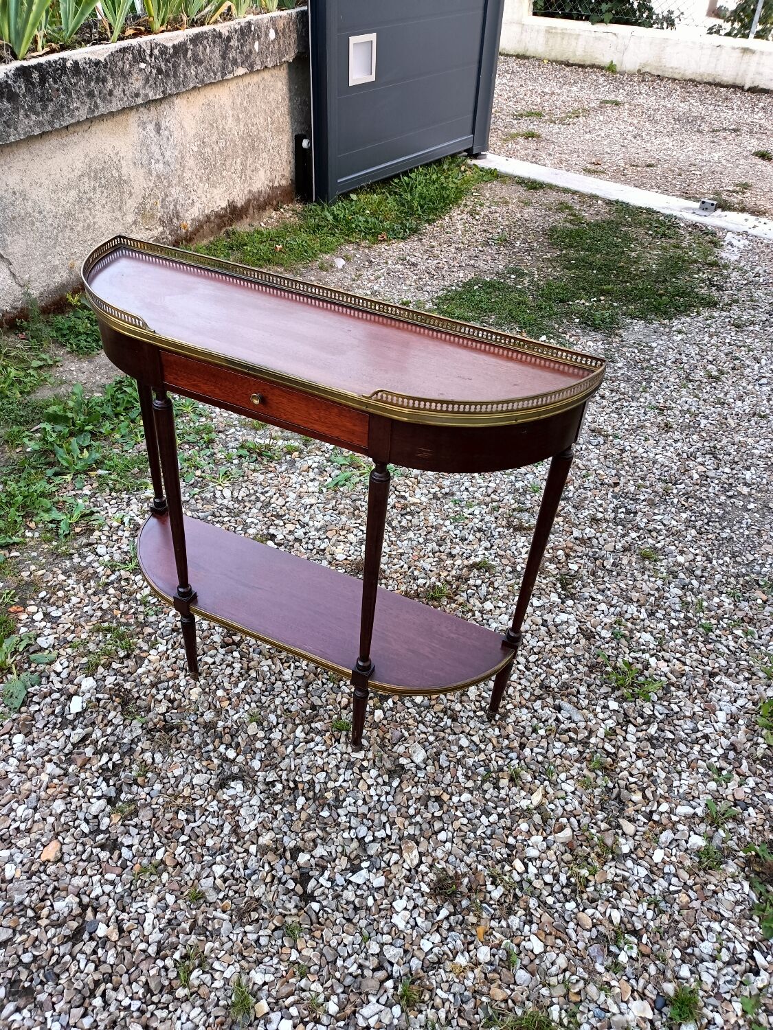 Console ancienne style louis xvi en bois | Selency