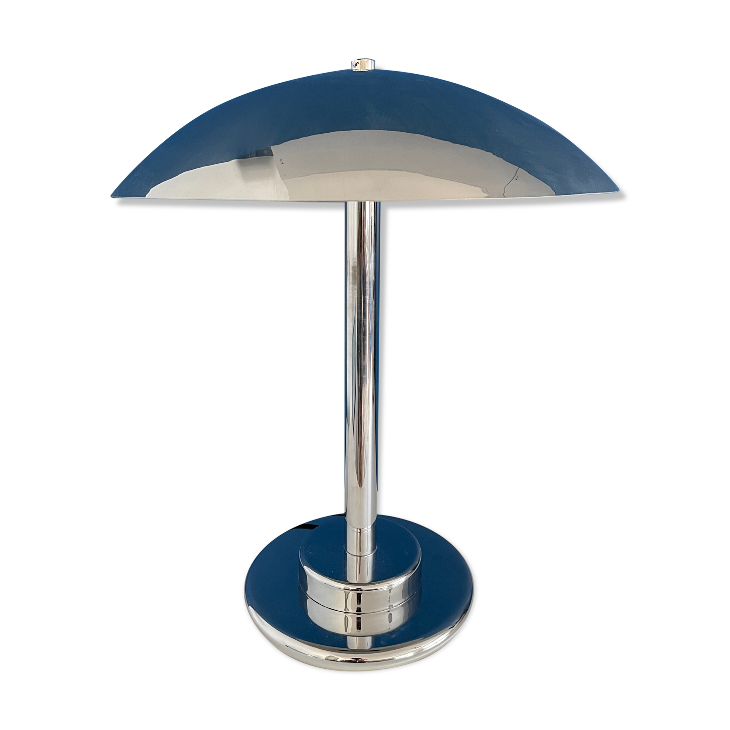 Lampe coupole champignon métallique années 70 80 | Selency