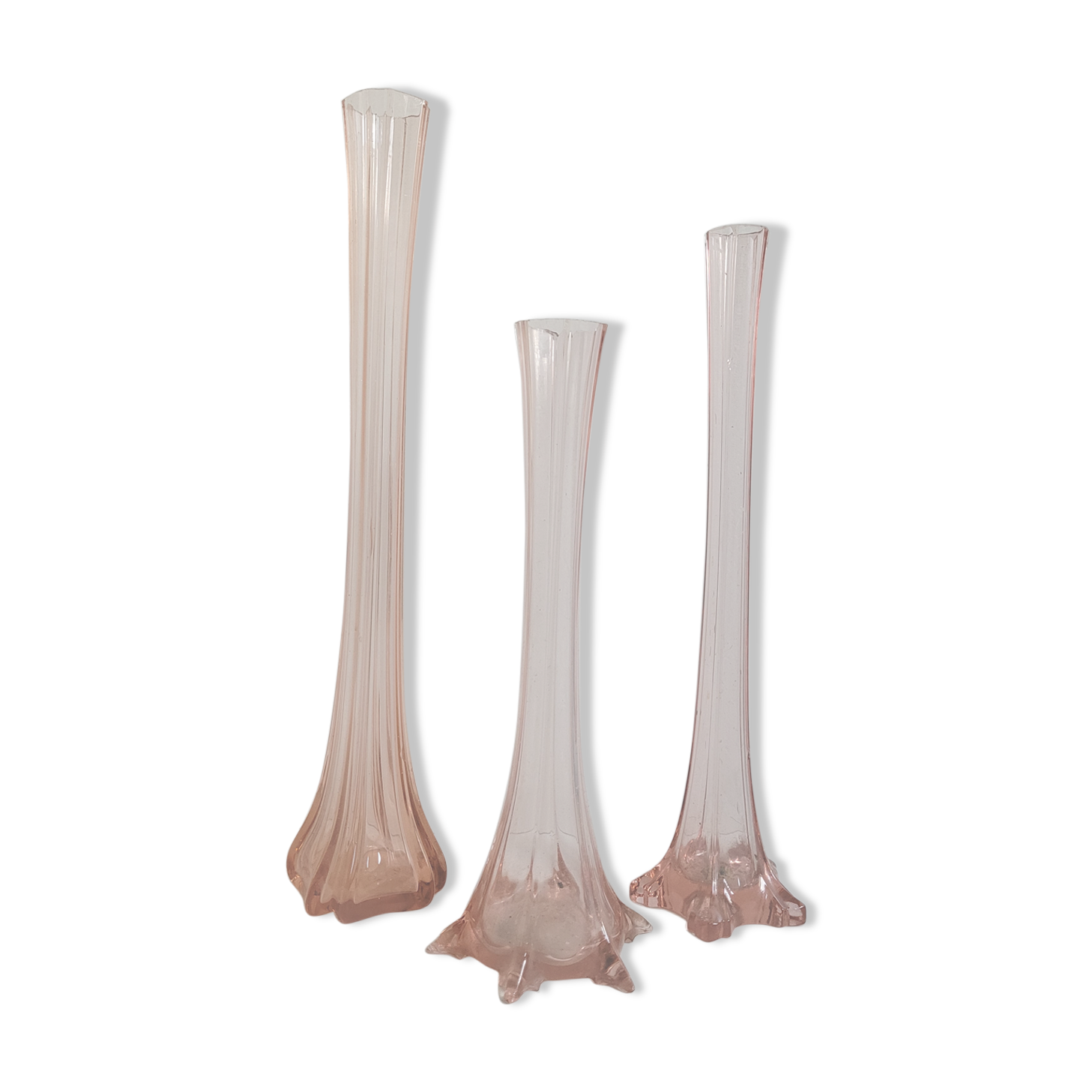 Trio de soliflores roses | Selency