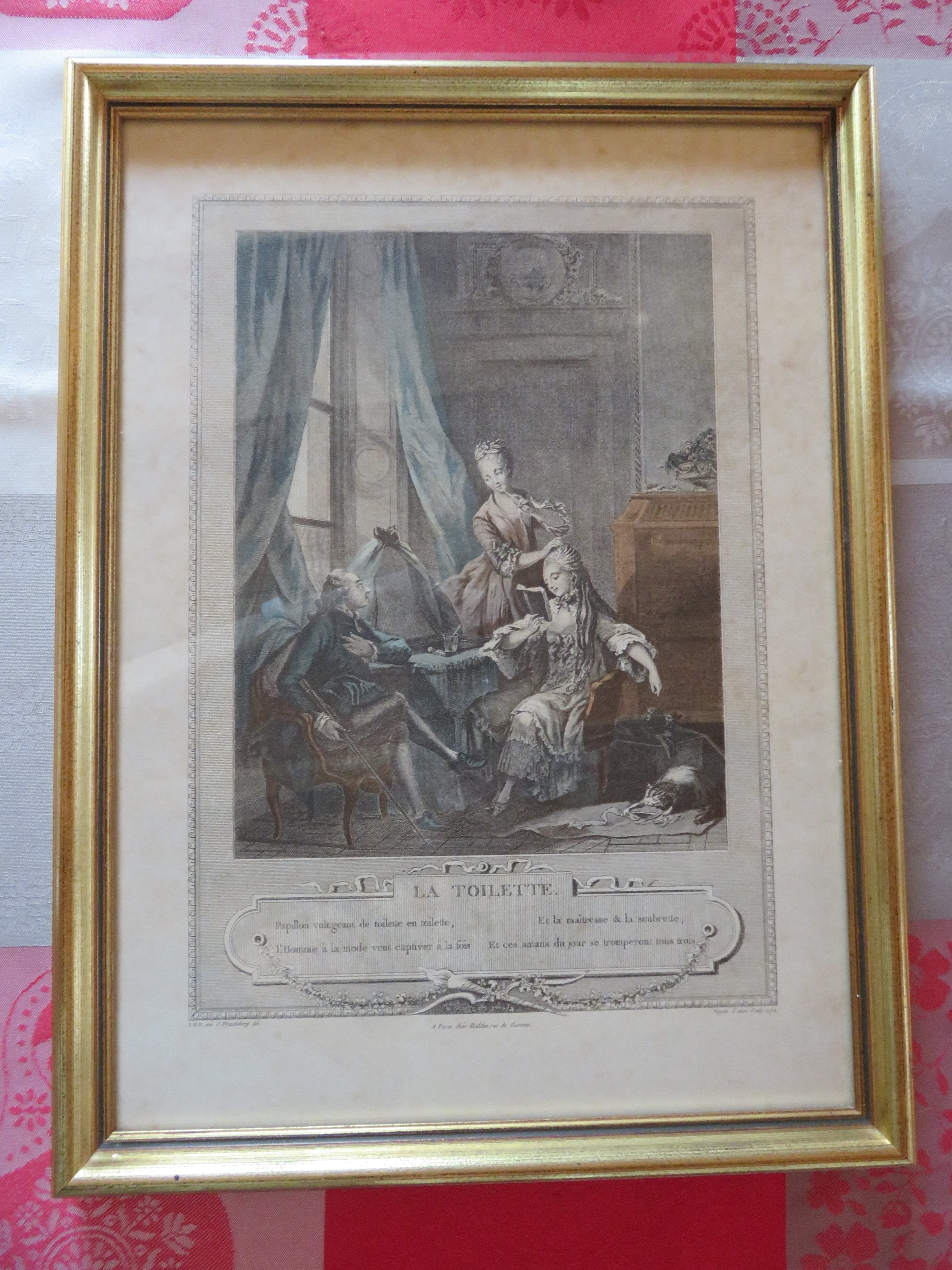 Gravure La Toilette | Selency