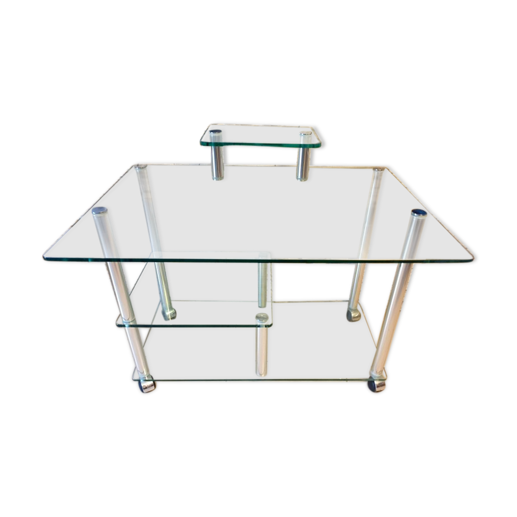 Bureau Marais International, Paris en verre trempé et alu | Selency