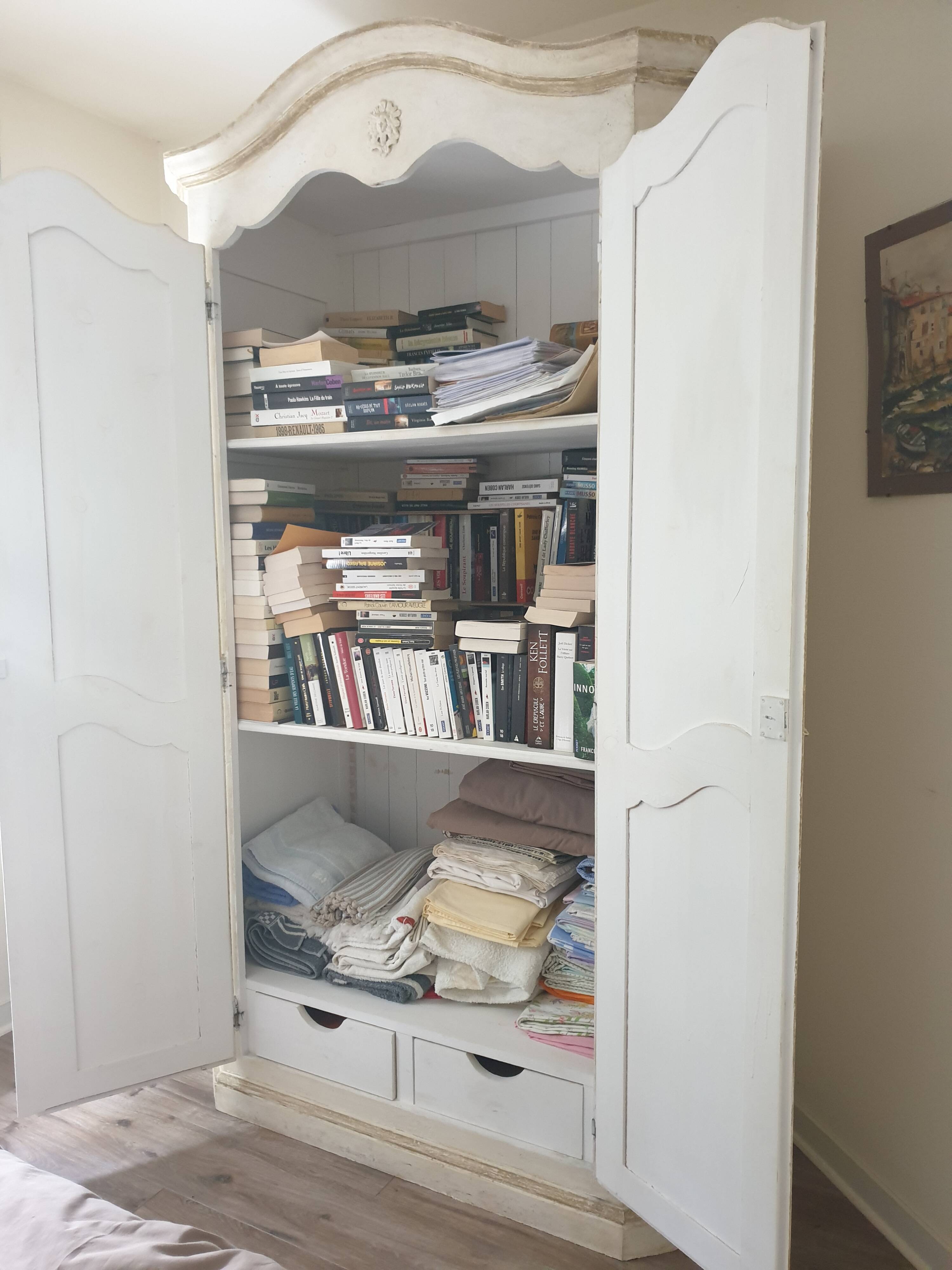 Armoire cérusée blanche | Selency