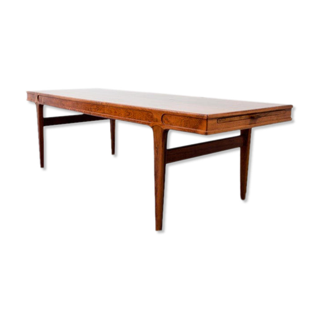 Table basse en bois de rose de Johannes Andersen Danemark années 1960 | Selency