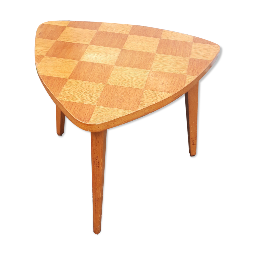 Table basse à damier vintage 1970 | Selency