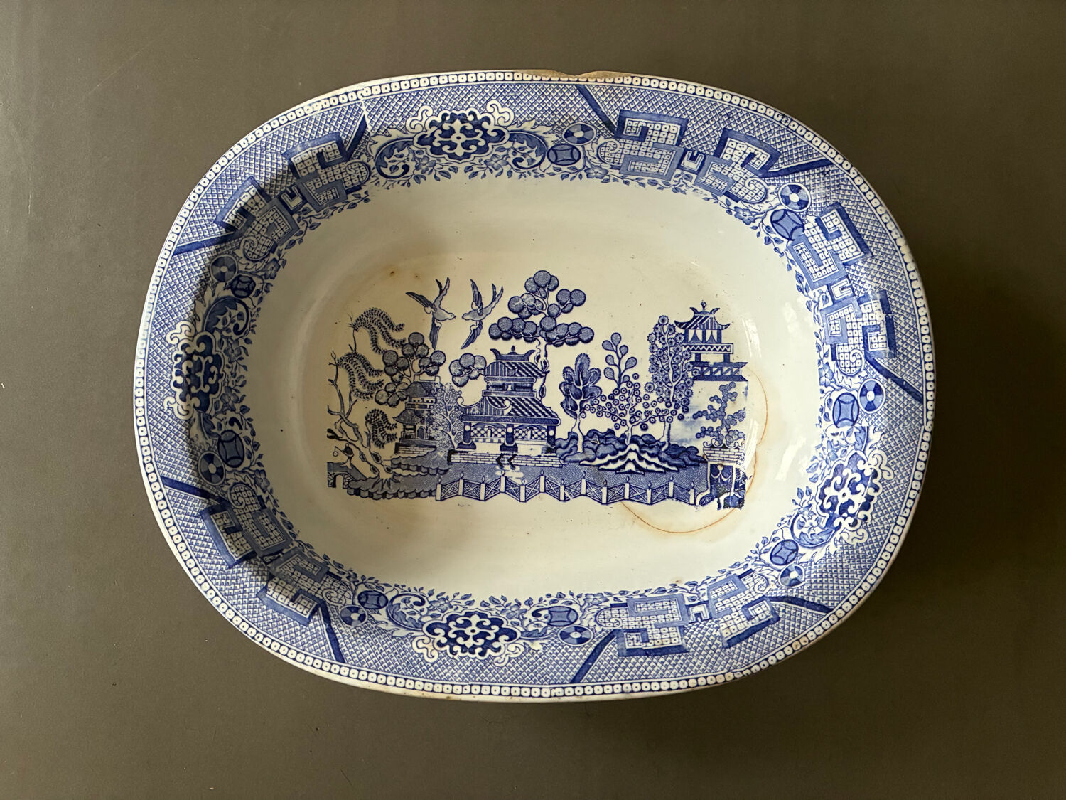 Plat en faïence belge Boch La Louvière | Selency