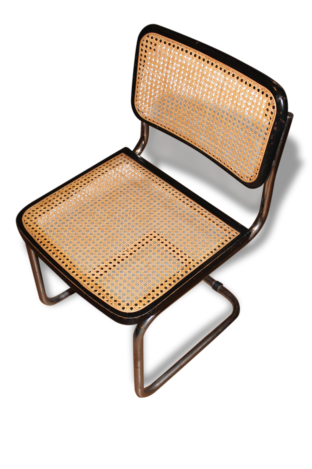 Chaise métal et cannage | Selency