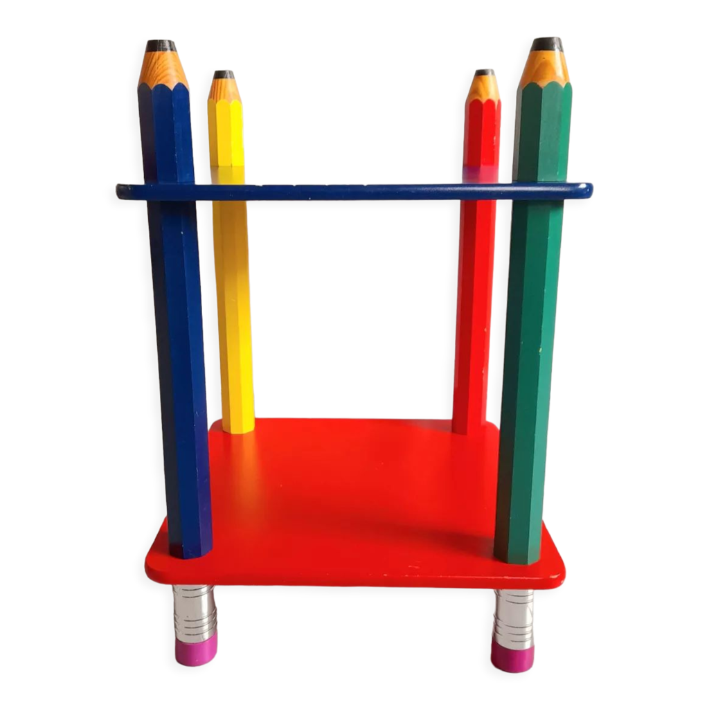 Table de chevet crayons Pierre Sala | Selency