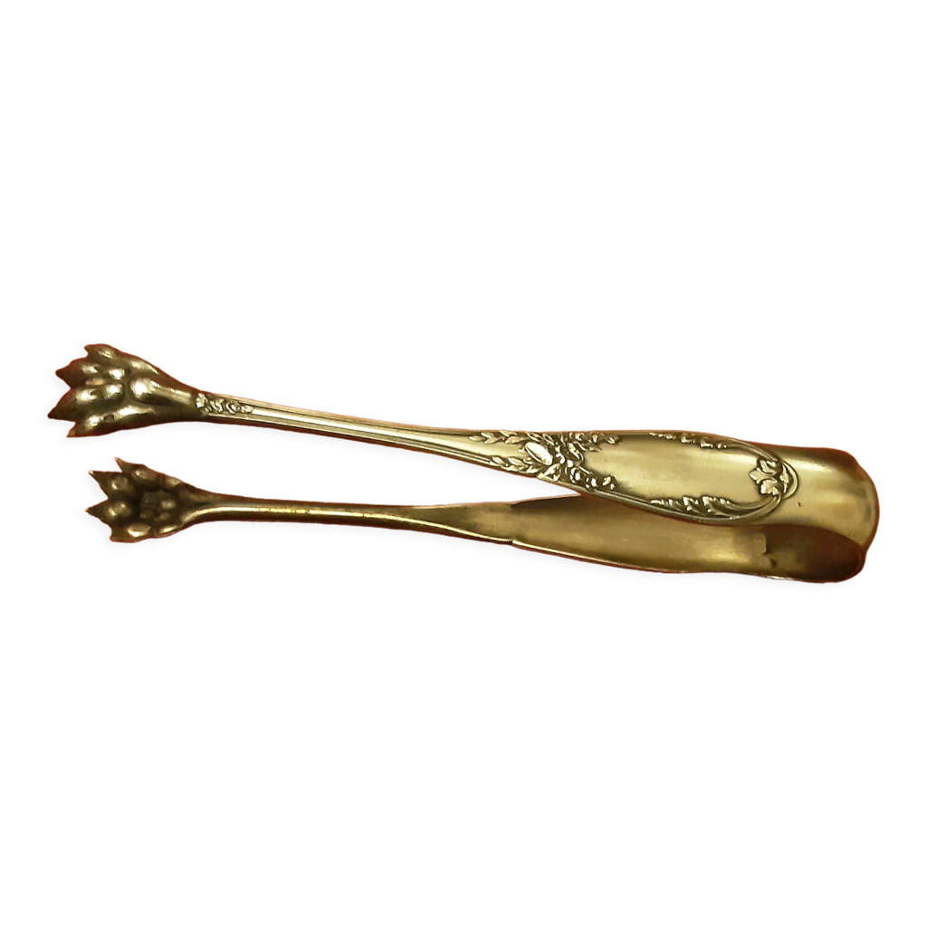 Pince a sucre metal argente poincon sfam art nouveau | Selency