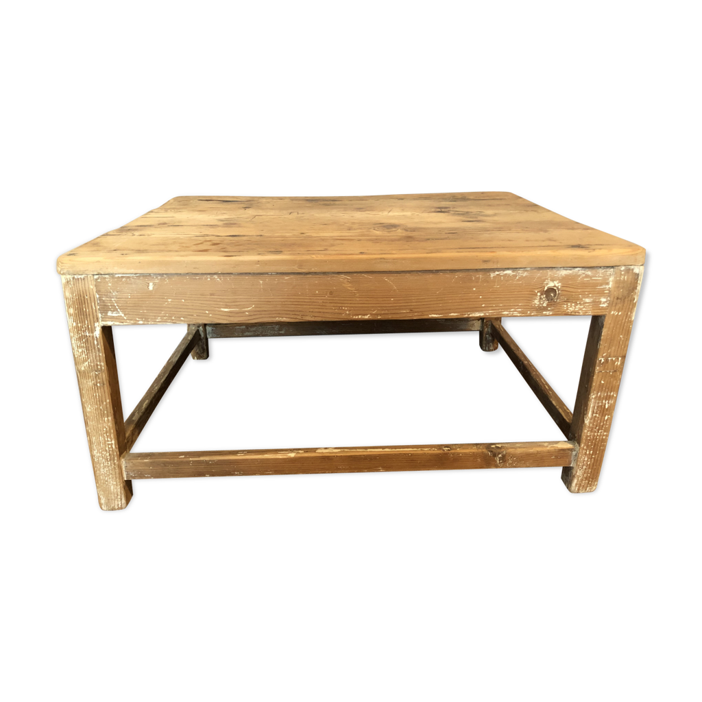 Table basse bois brut | Selency