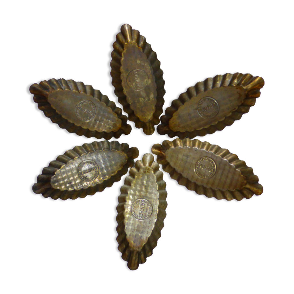 6 moules à gateaux Gaufrex individuels vintage | Selency