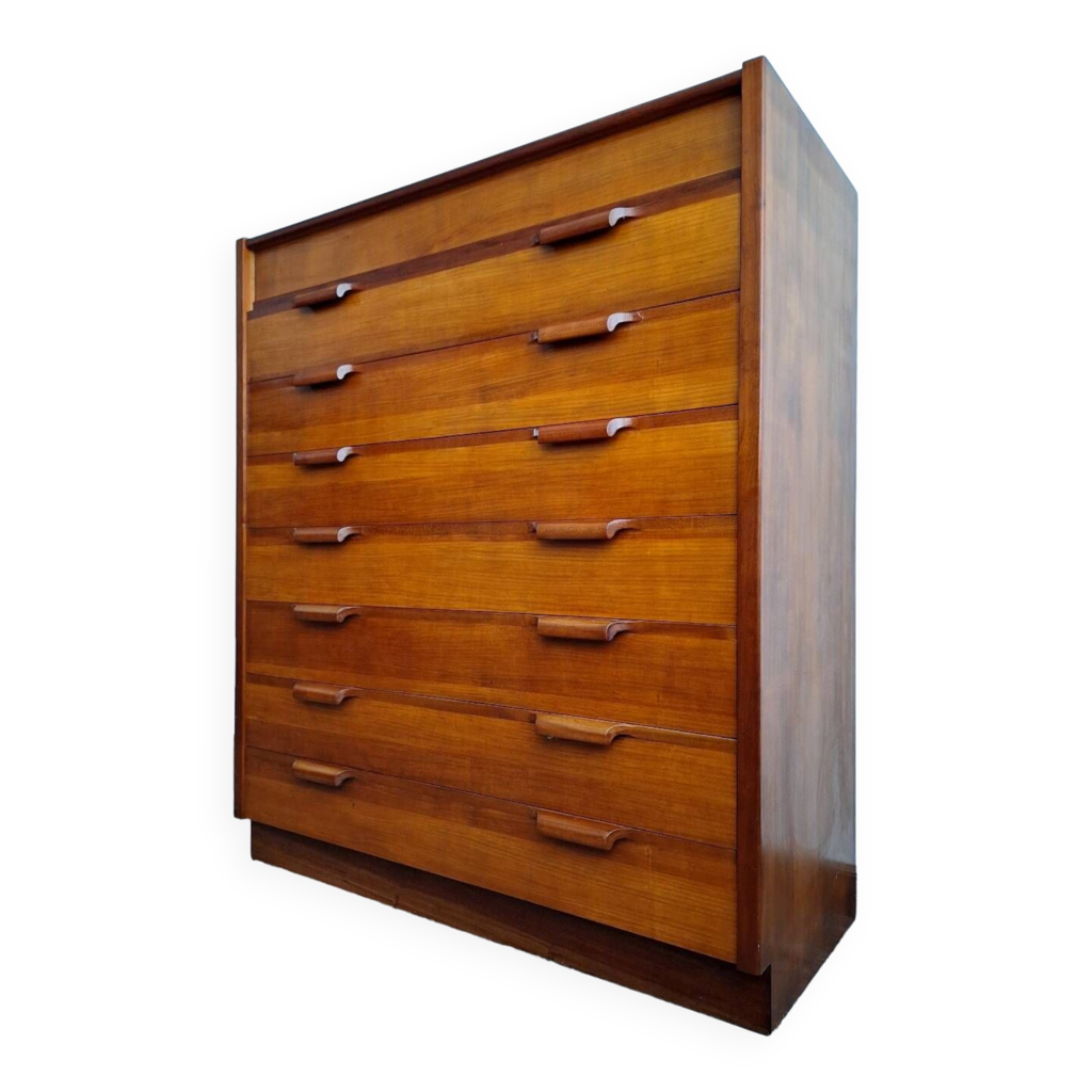 Très grande commode ancienne, meuble coiffeuse vintage | Selency