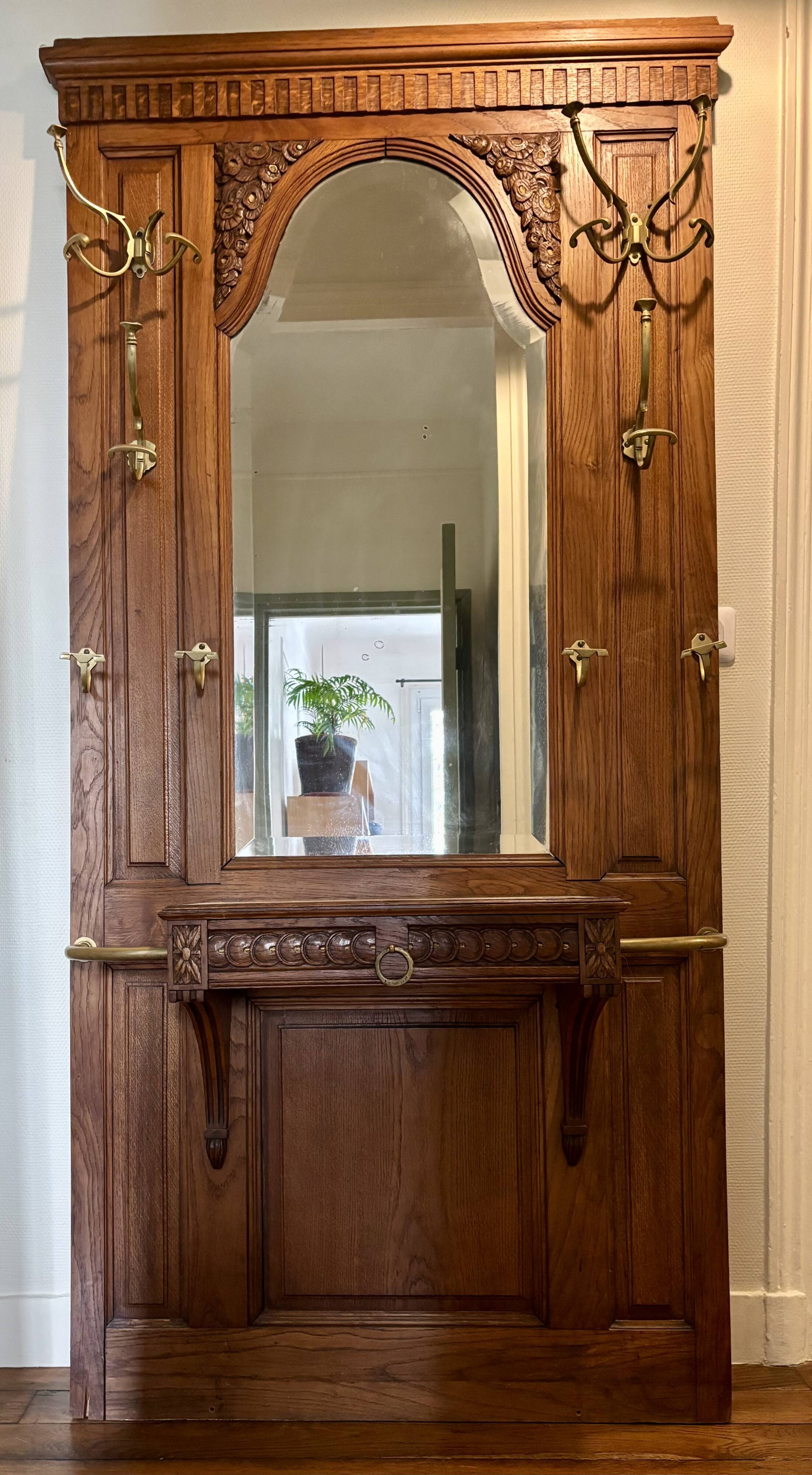 1920s wall-mounted coat rack | Selency