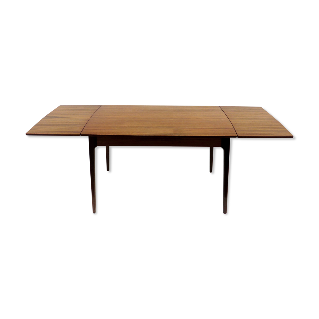 Table à manger vintage extensible fabriquée dans les années 60 | Selency