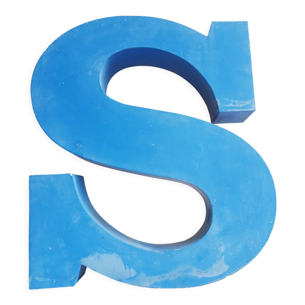 Lettr S - publicitaire - 50 cm | Selency