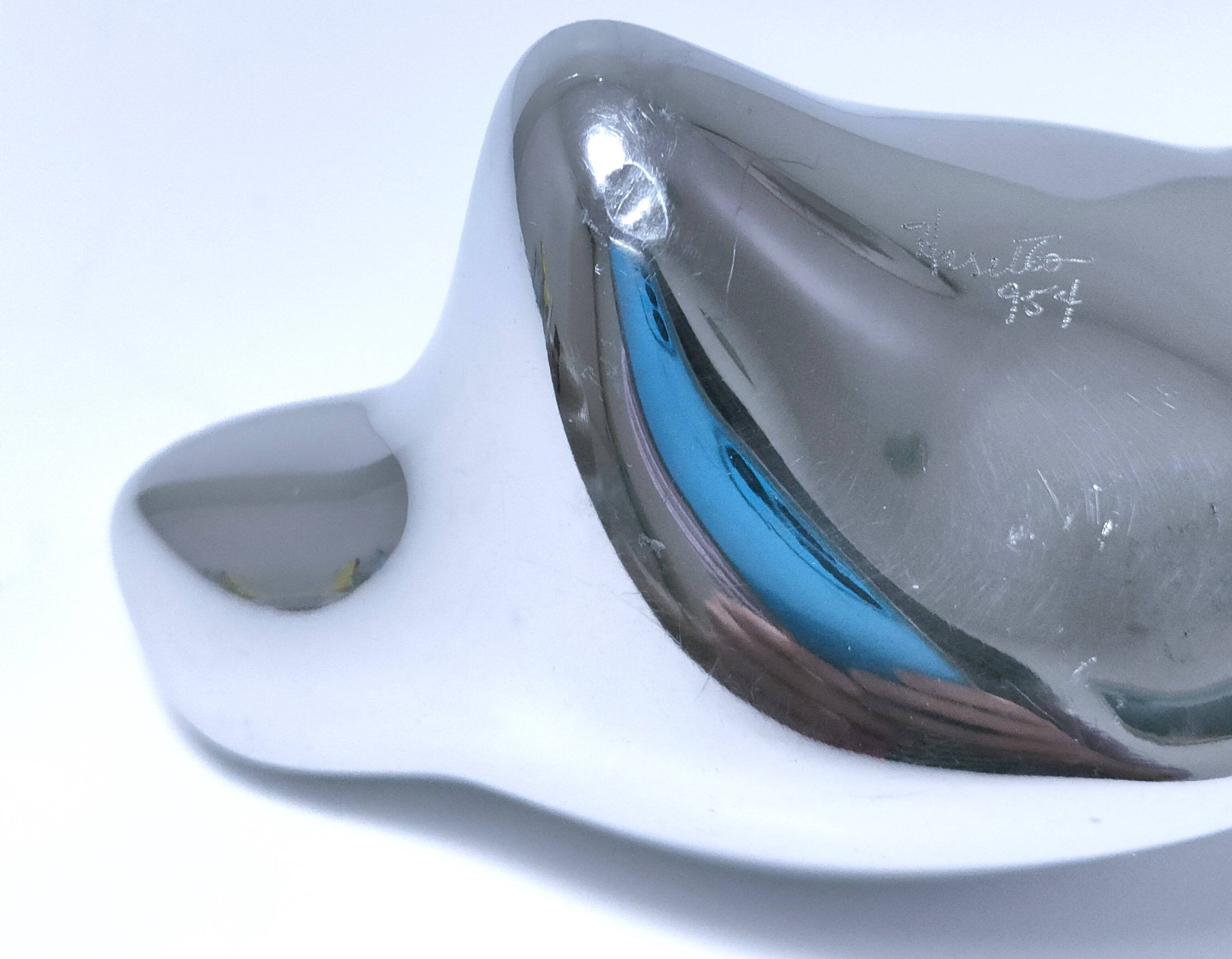 Beaver aluminum paperweight modernist design by Hoselton signed and ...